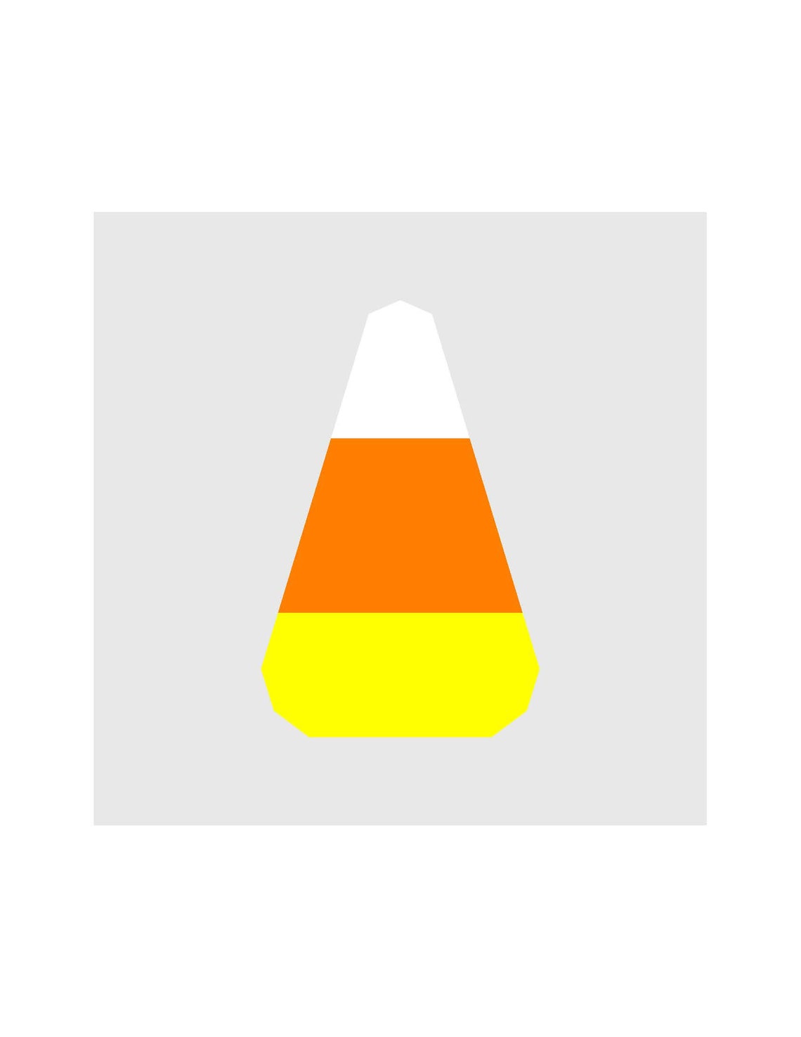 Candy Corn Paper Piecing Pattern PDF - Etsy