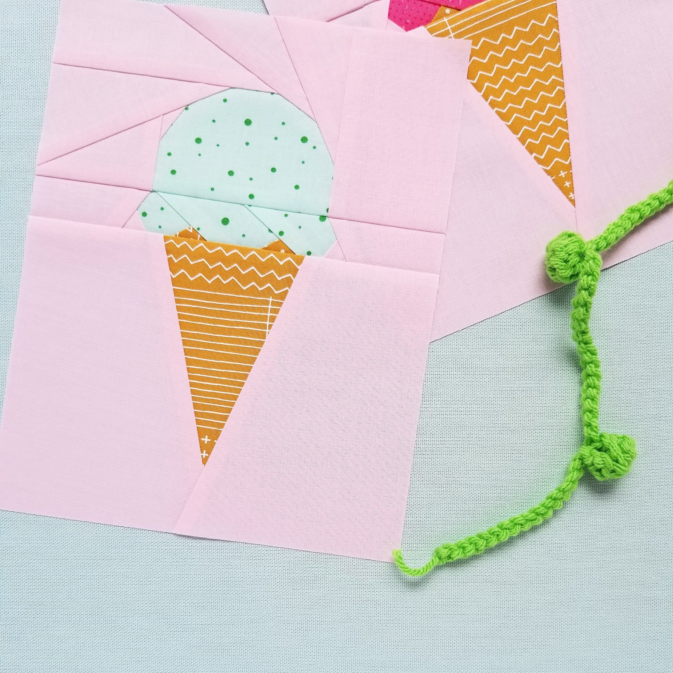 Ice Cream Scoop Paper Piecing Pattern PDF - Etsy