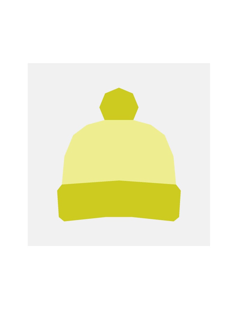 Snow Cap Paper Piecing Pattern PDF - Etsy