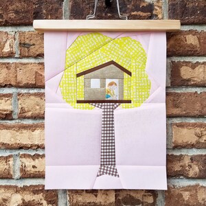 Tree House Paper Piecing Pattern, PDF - Etsy