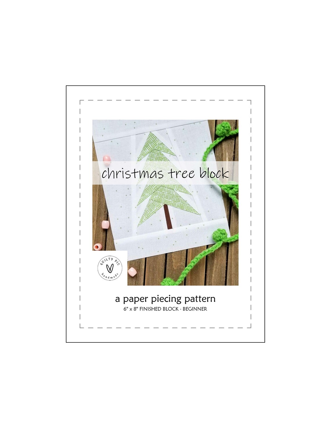 Christmas Tree Paper Piecing Pattern Pdf - Etsy