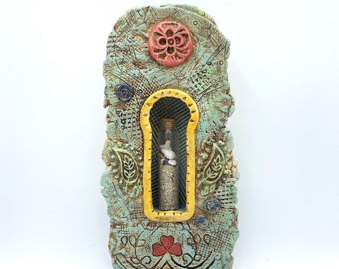 Memory Nicho/shrine Box, Pottery Wall Hanging - Etsy