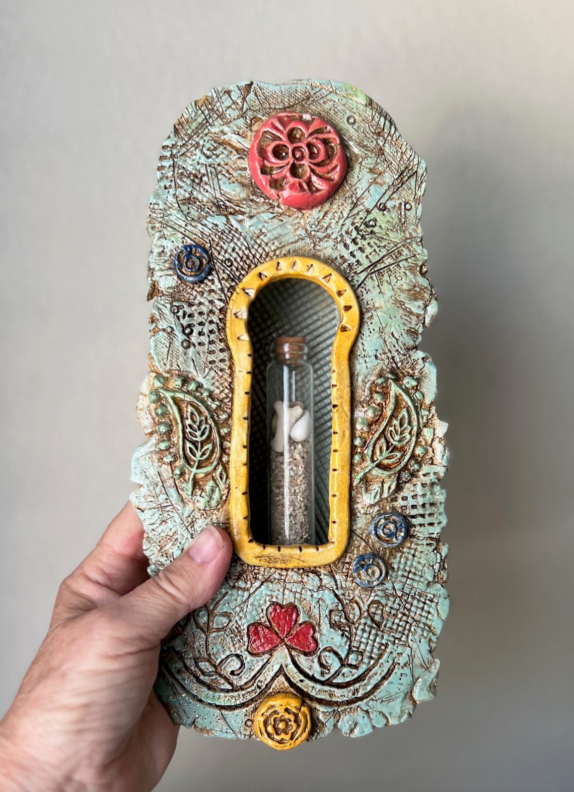 Memory Nicho/shrine Box, Pottery Wall Hanging - Etsy