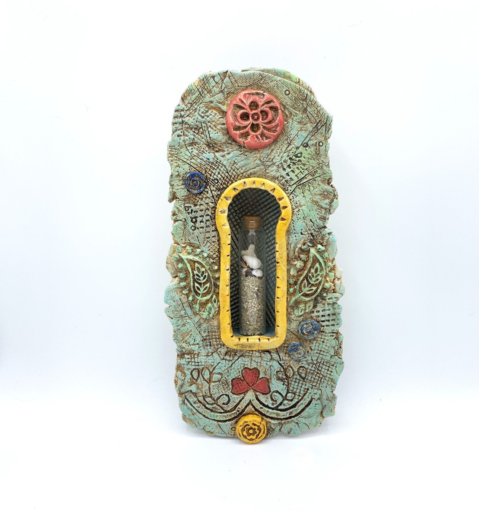 Memory Nicho/shrine Box, Pottery Wall Hanging - Etsy