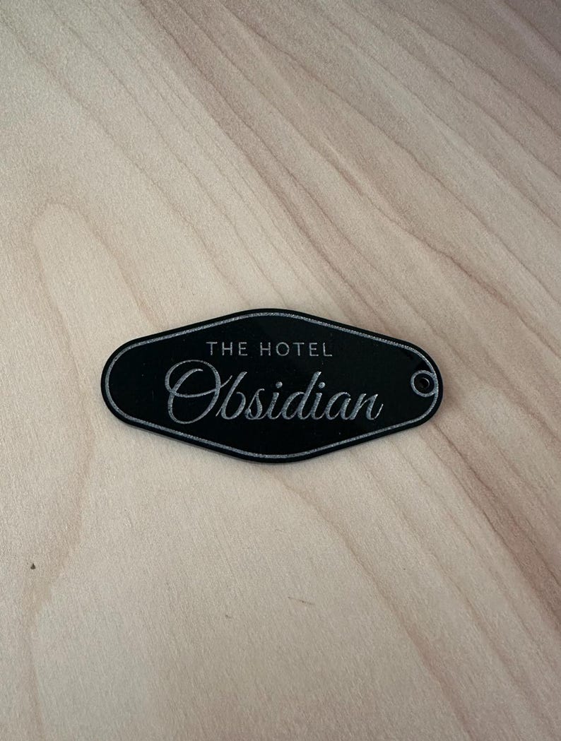 The Obsidian Hotel the Umbrella Academy Acrylic Hotel Keychain B Grade ...
