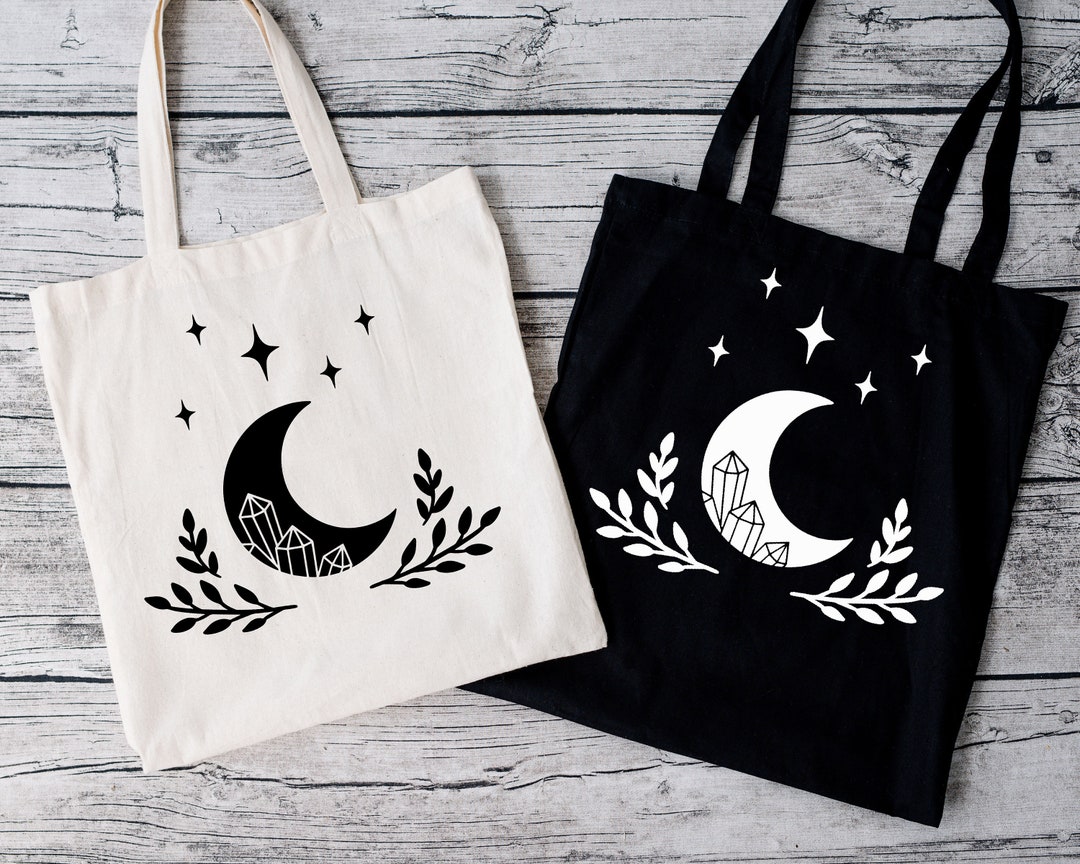 Crystal Crescent Moon Tote Bag - Etsy