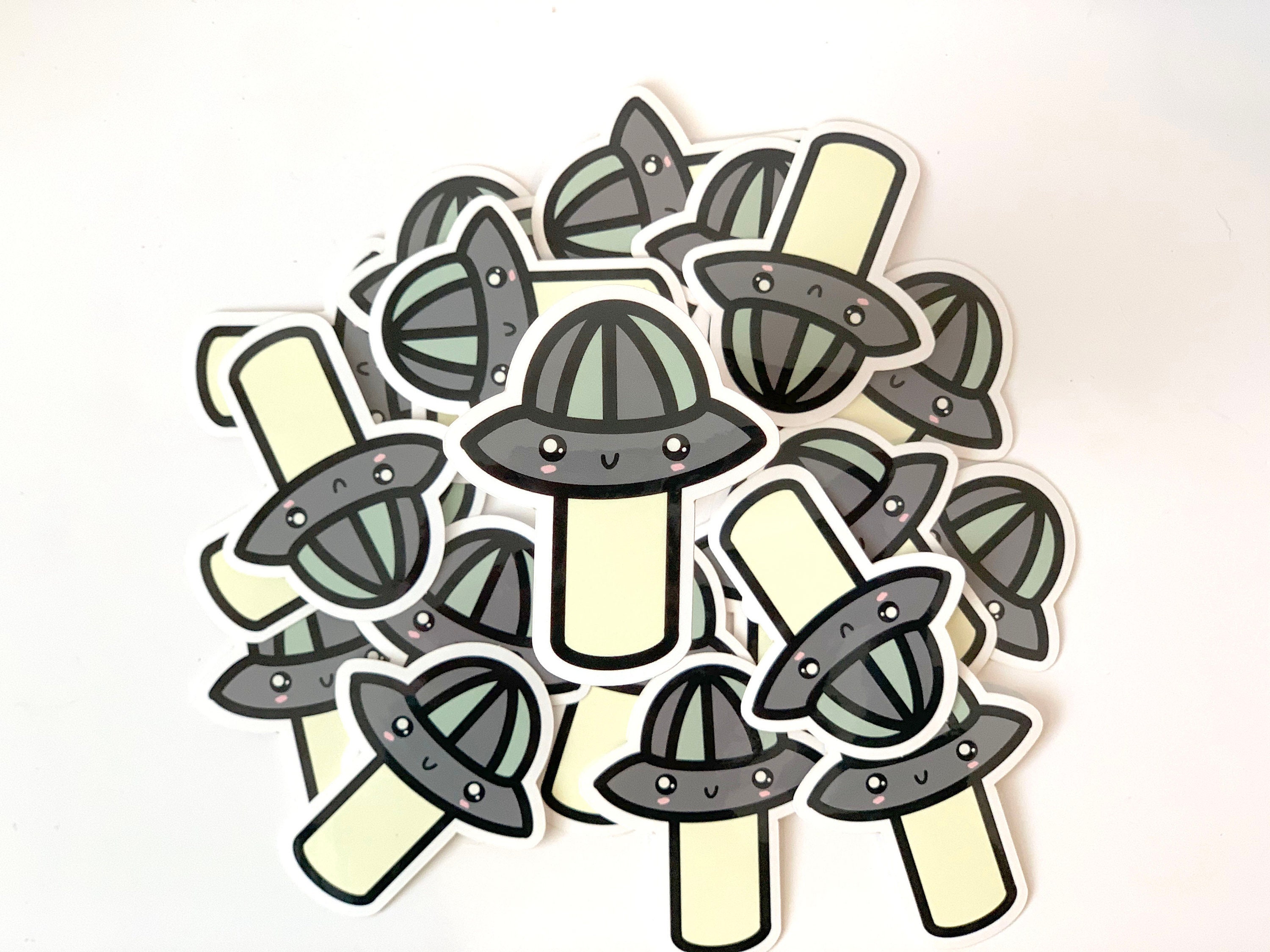 Cute UFO Weatherproof High Quality Sticker - Etsy