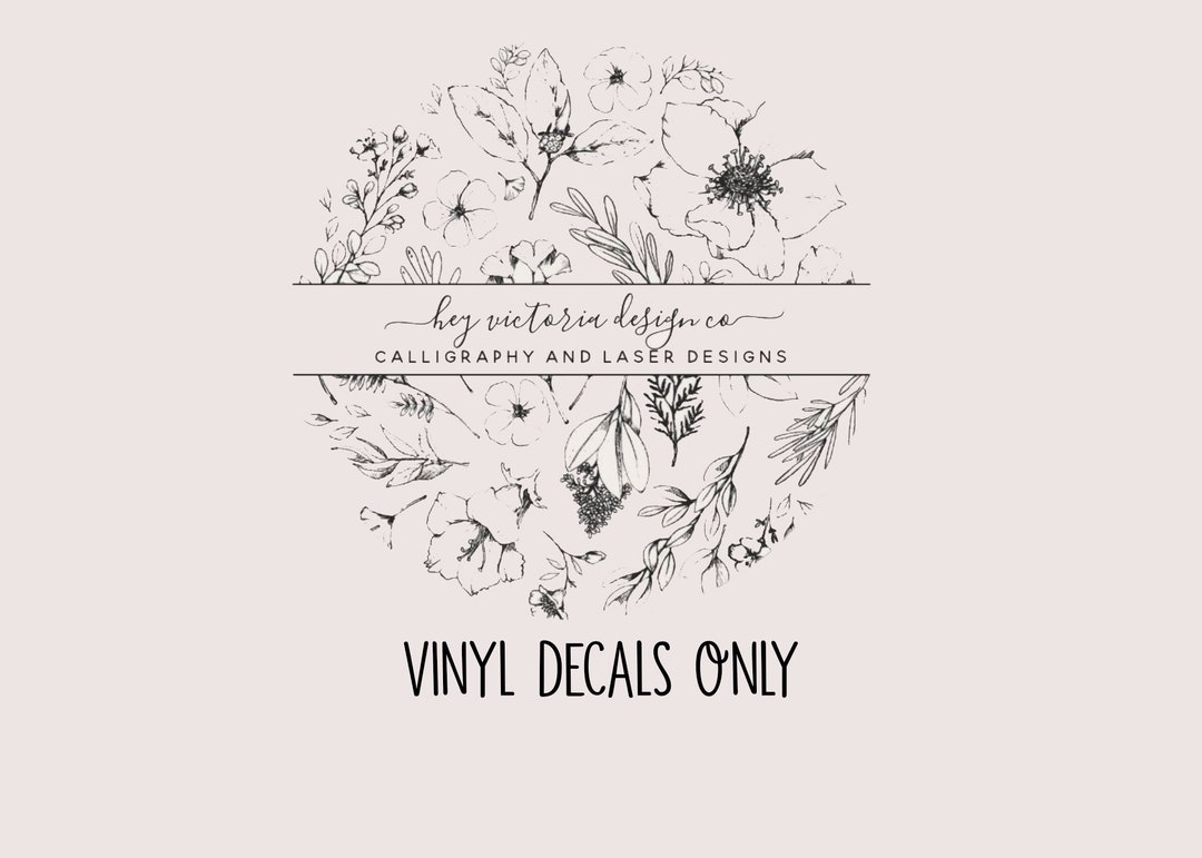 Vinyl Decals/permanent Vinyl/ Custom Decals/oracal 651 I - Etsy