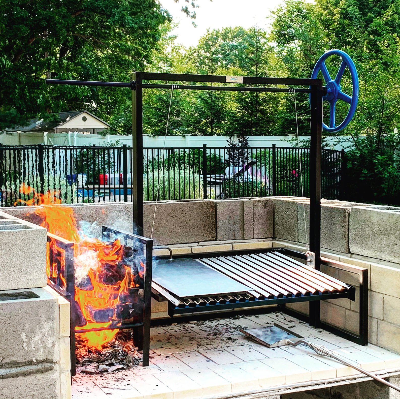 USA MADE. Argentine Parrilla Grill Drop-in for Countertops. - Etsy USA MADE. Argentine Parrilla Grill Drop-in for Countertops. - Etsy
