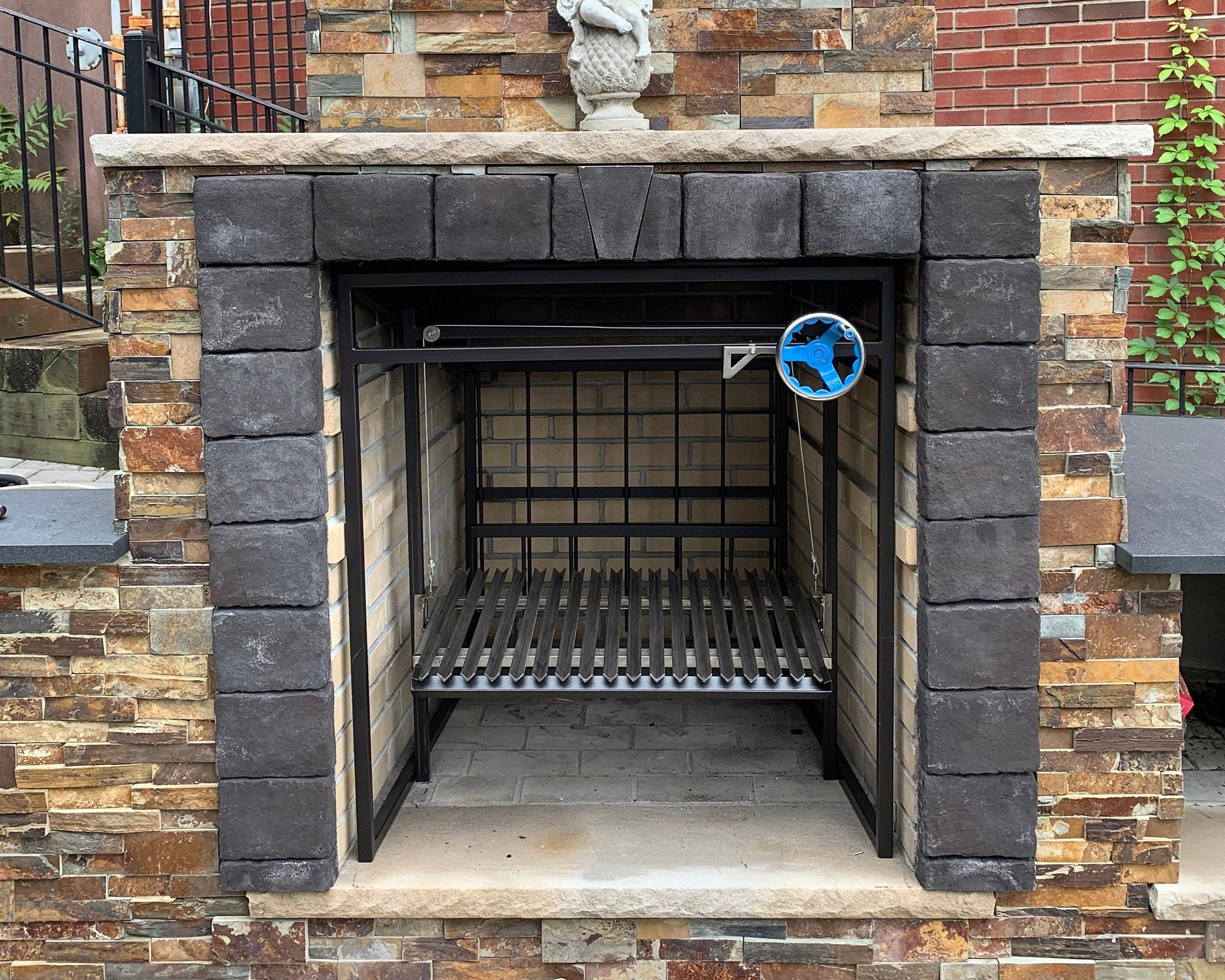 USA MADE. Fireplace and Restaurant Inserts Wood-fired Parrilla Grill - Etsy