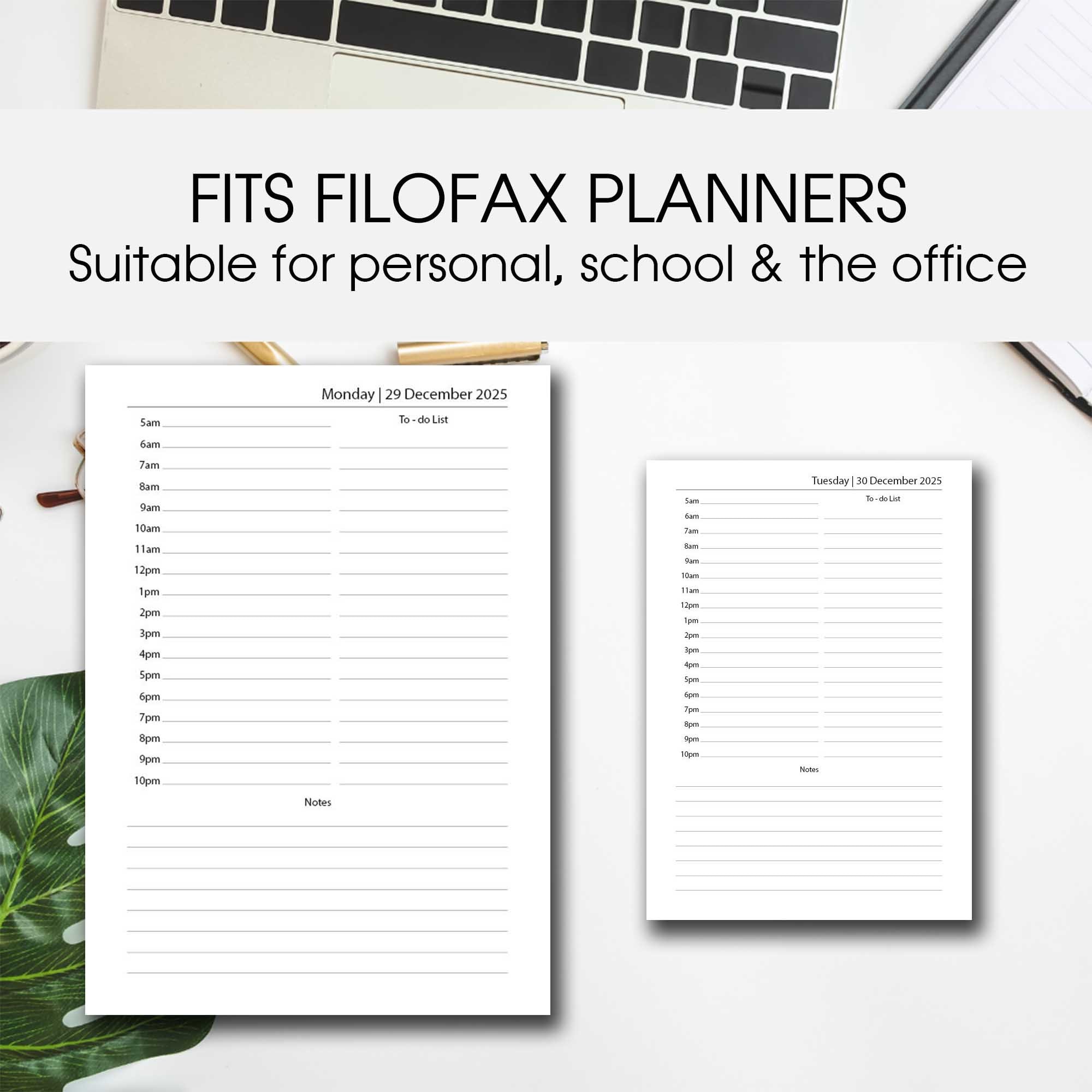 2025 Daily Planner Printable Pack, 2025 Daily Journal Printable, A4/a5 ...