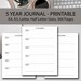 5 Year Journal Printable GREY, A4/a5/half Size/letter, One Line A Day ...