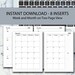 2024 Weekly Planner Printable BUNDLE, 2024 Week on 2 Page Insert, 2024 ...