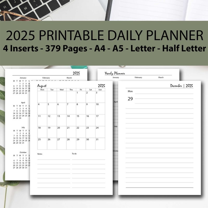 Planner Pages Printable - Etsy