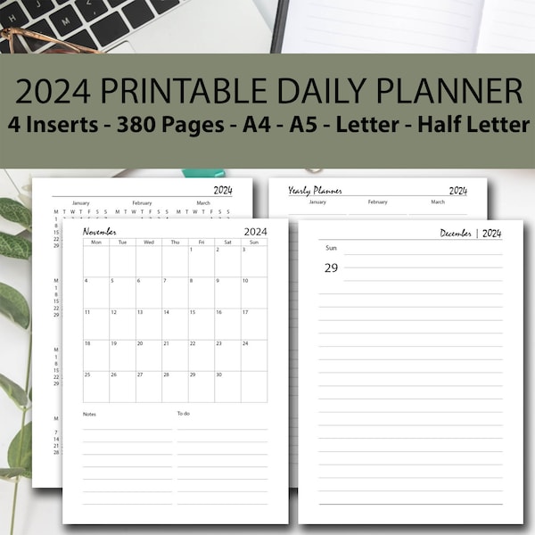 Daily Journal Printable - Etsy