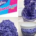 Purple Sweetarts Floam Slime - Clear Based Slime W/ Foam Beads (scented ...