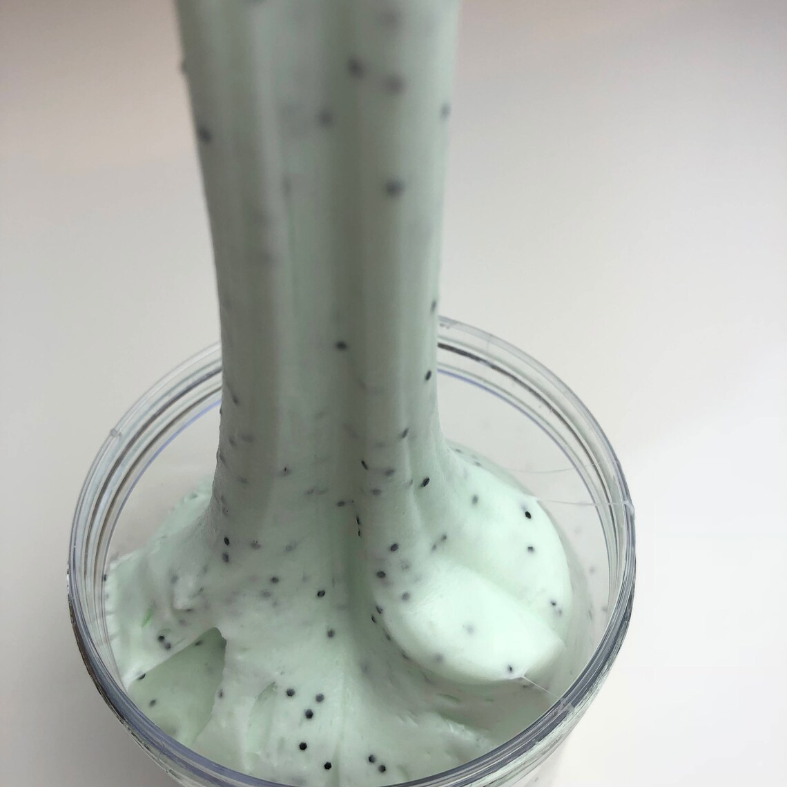 Mint Chocolate Chip Slime Mint Fluffy Slime scented | Etsy