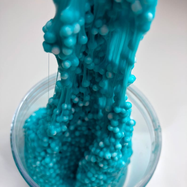 Blue Icing Crunchy Floam Slime scented - Etsy