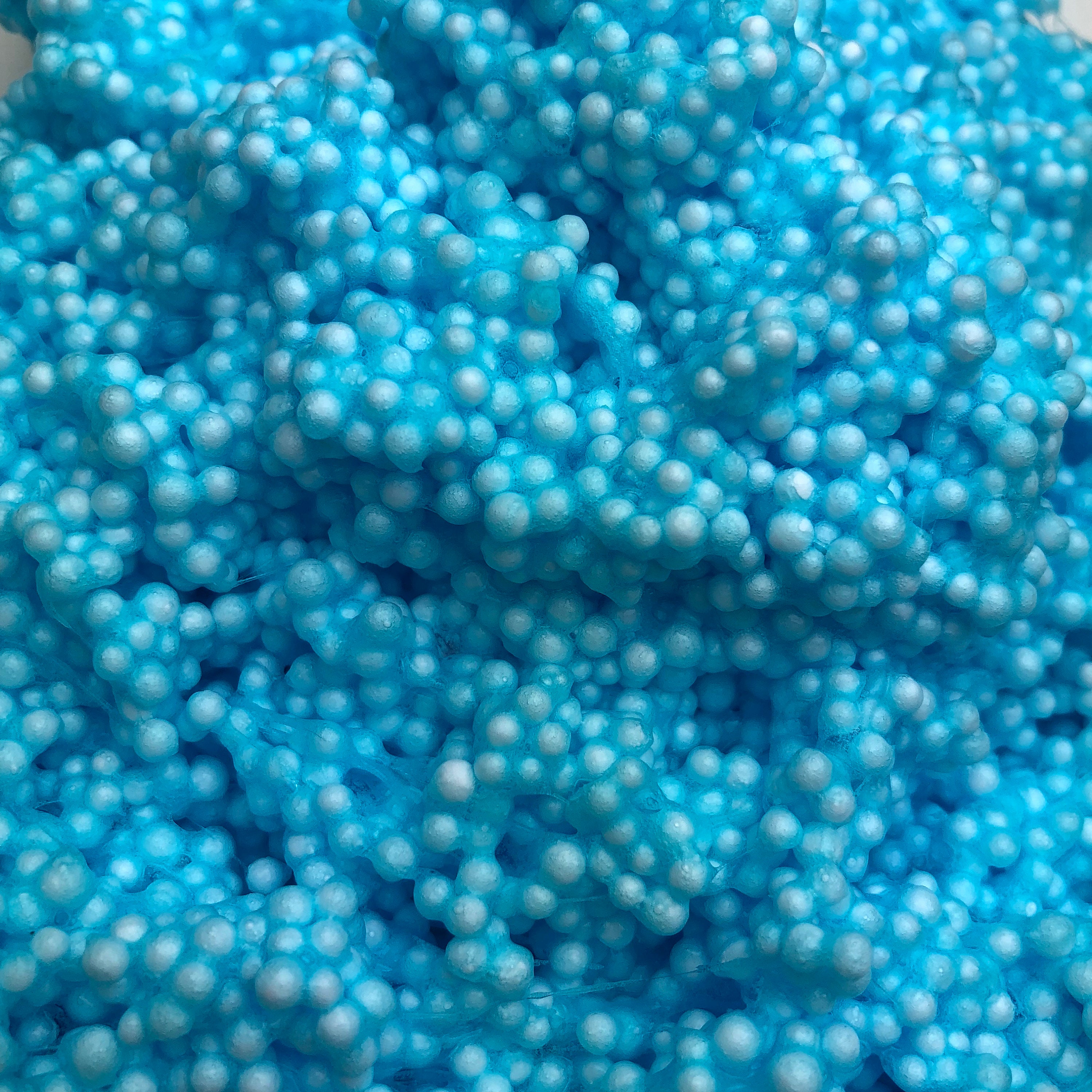 Blue Cotton Candy Floam Slime Clear Based Slime w/ Foam | Etsy