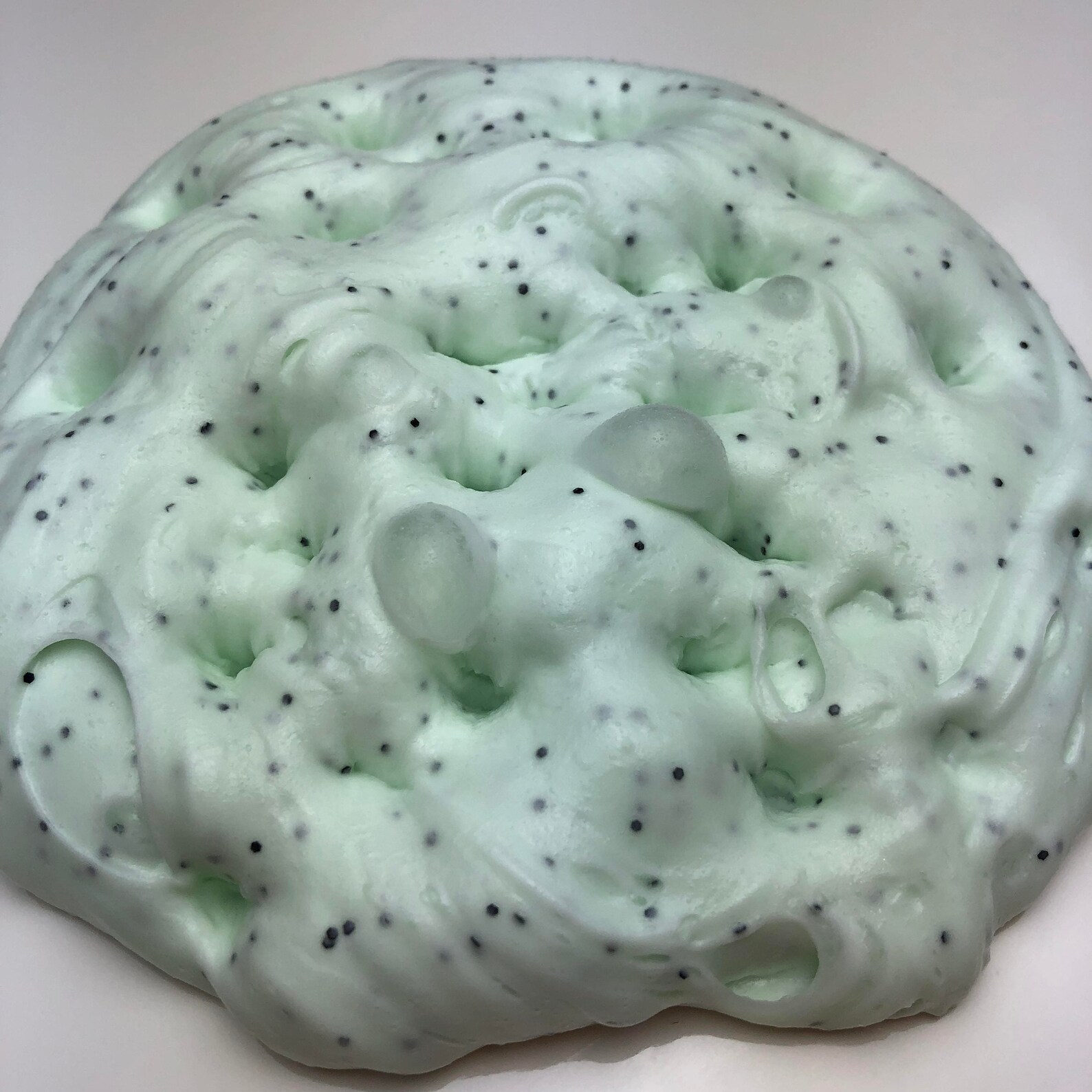 Mint Chocolate Chip Slime Mint Fluffy Slime Scented | Etsy