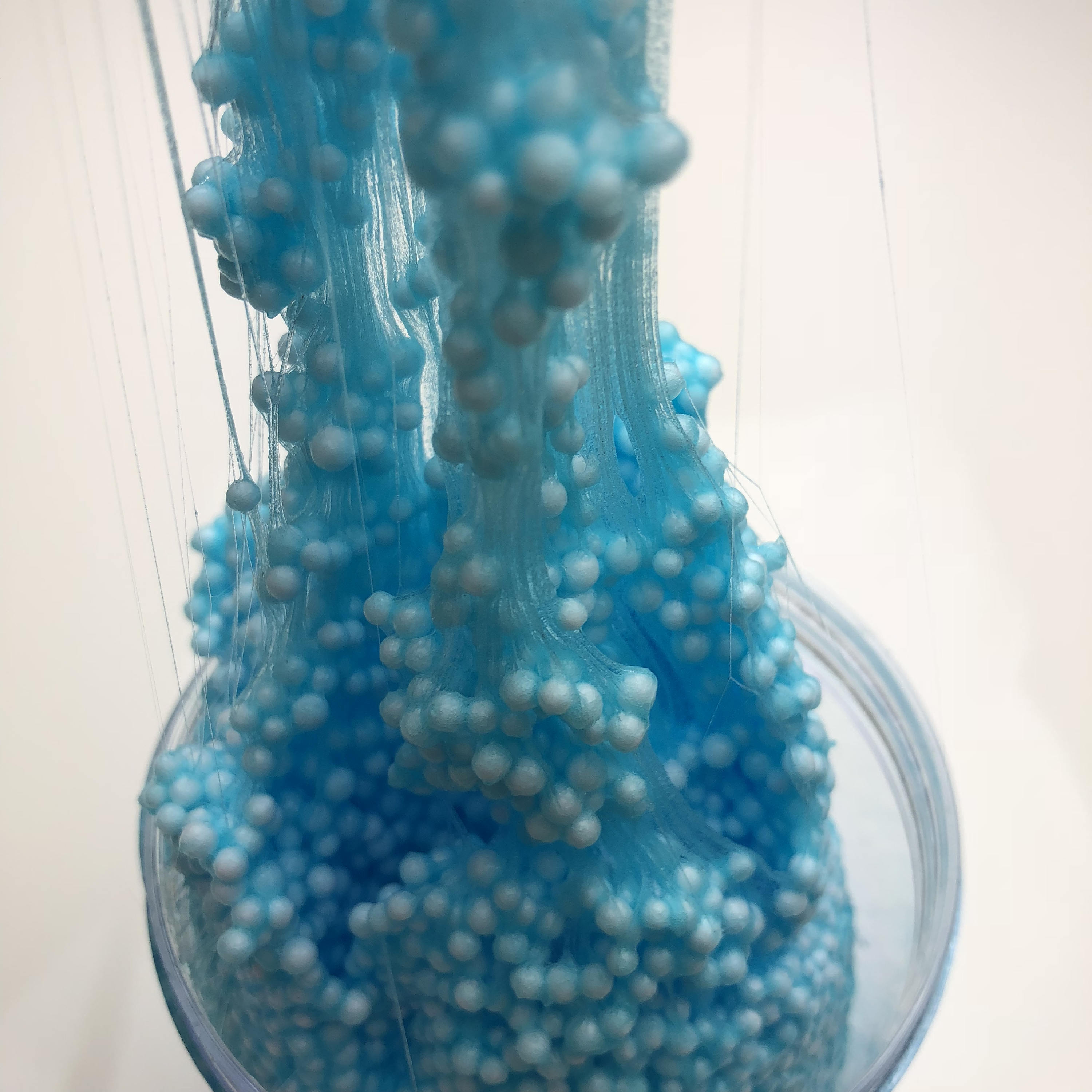Blue Cotton Candy Floam Slime Clear Based Slime W/ Foam - Etsy Sweden
