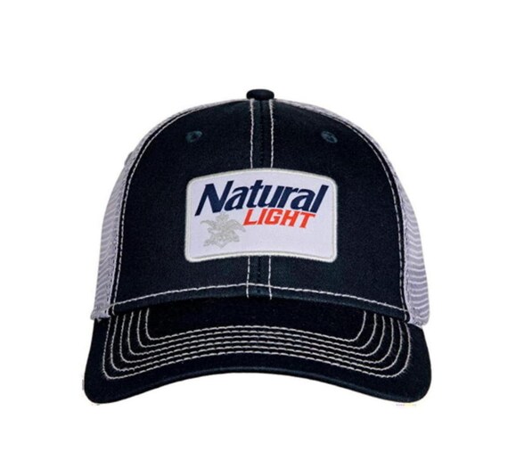 Natural Light H3 Mesh Back Trucker Style Beer Hat - Gem
