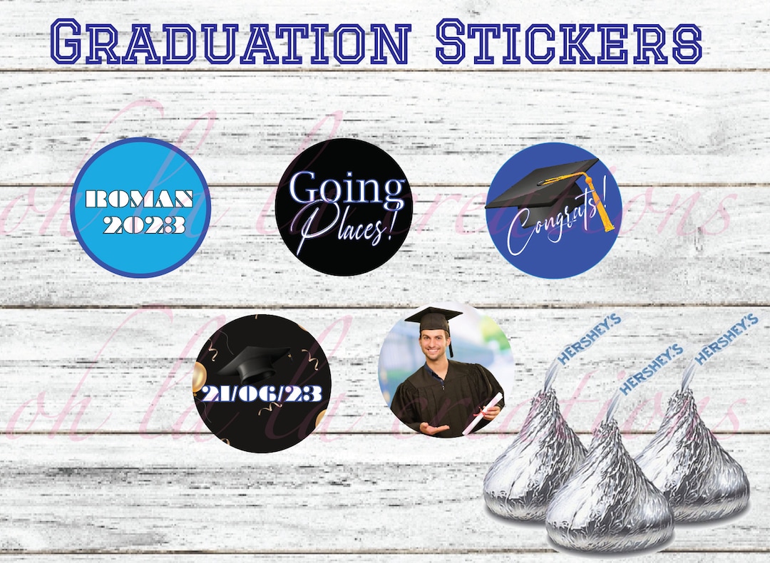 Personalized Photo Labels Custom Photo Stickers ,graduation Stickers ...