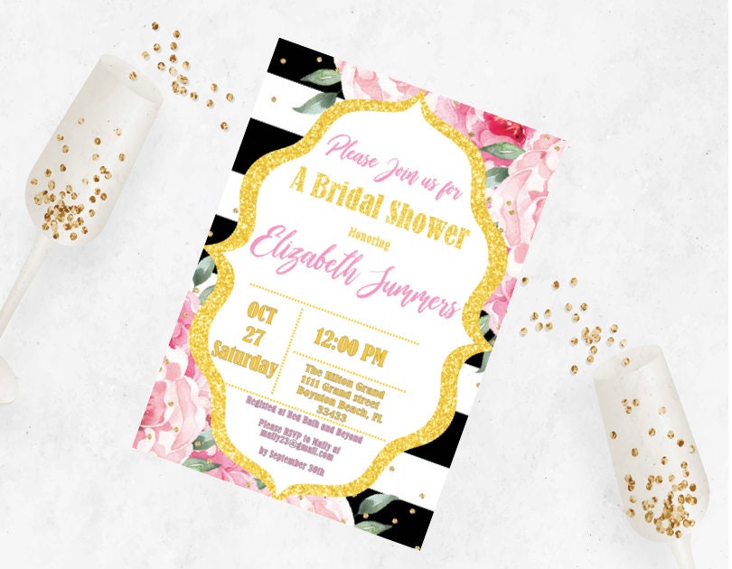 Kate Spade Invite Etsey
