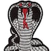 Cobra Patch (3.25 Inch) Snake Iron/sew-on Badge Gym, Martial Arts, Self ...