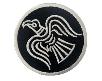 Raven Morale Patch - Etsy