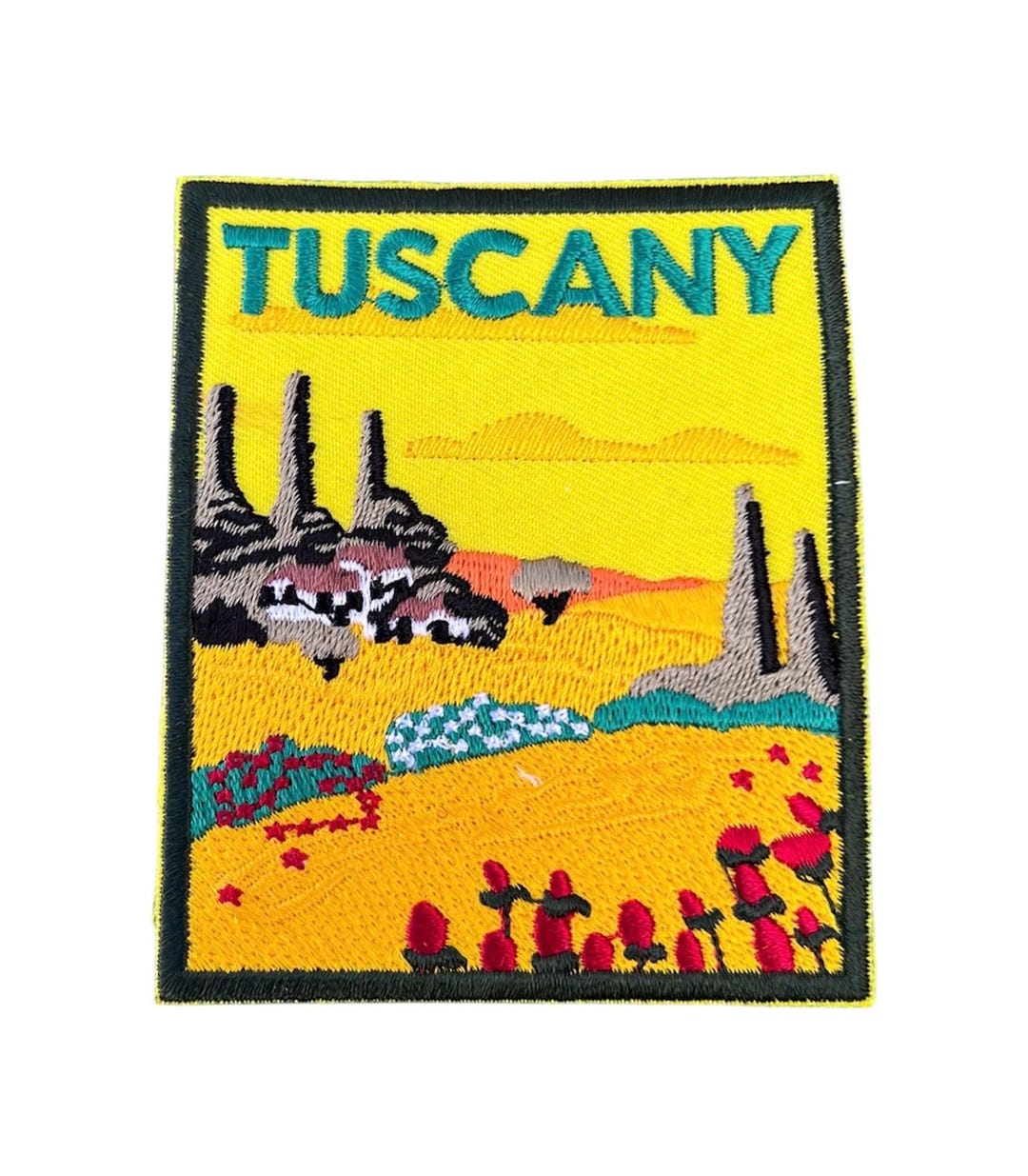 Tuscany Italy Patch Embroidered Iron-on/sew-on Badge (3.5 Inch) Travel ...