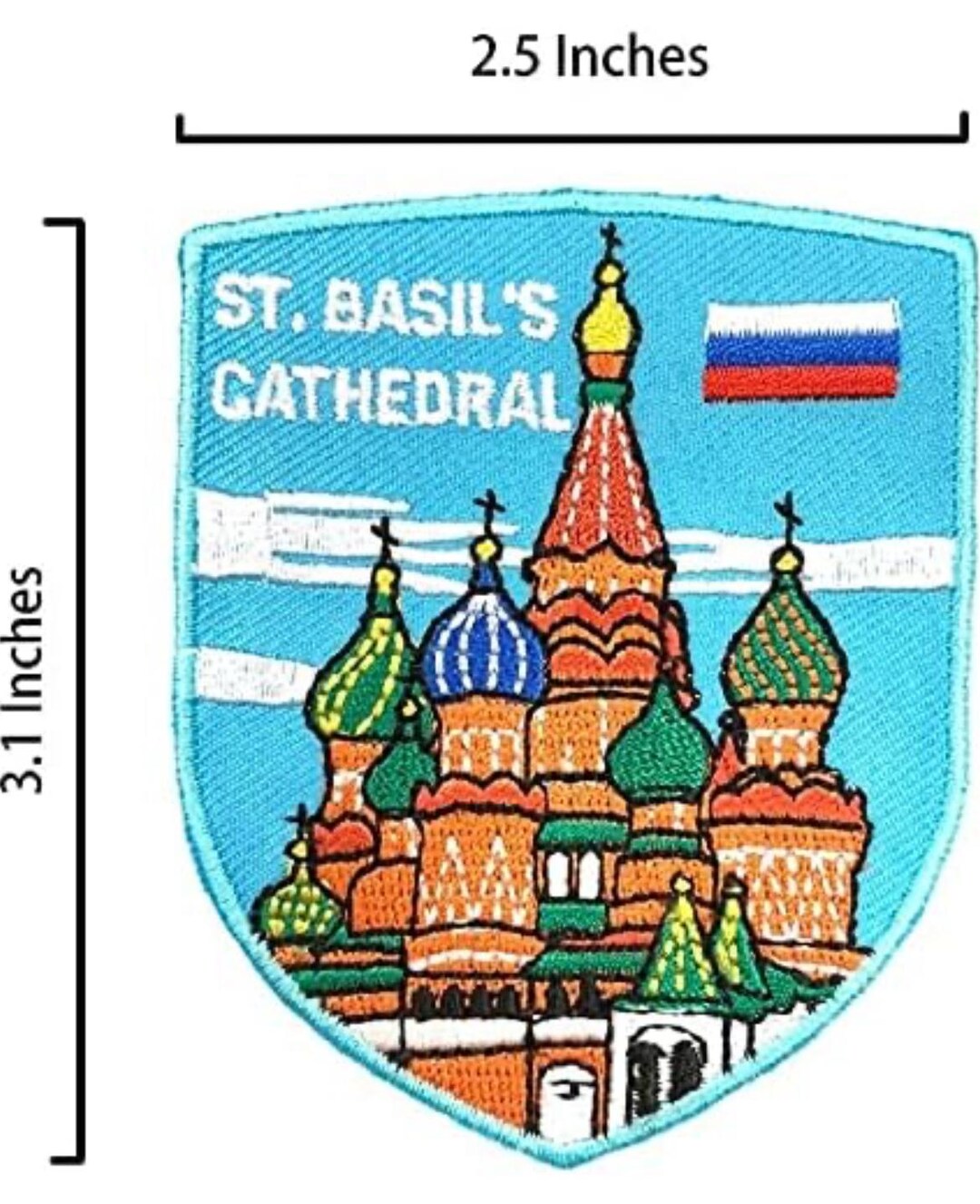 Saint Basil's Cathedral Russia Patch Embroidered Iron-on/sew-on Badge ...