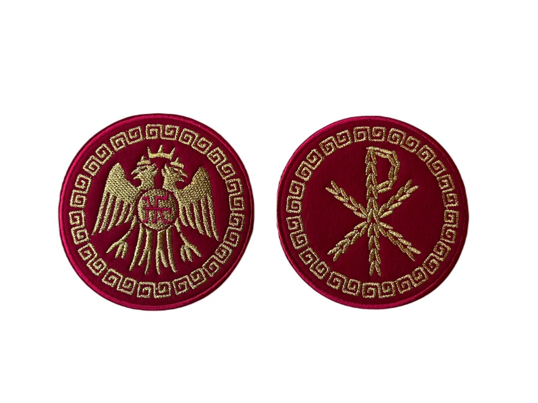 Byzantine Empire Patch 3.5 Inch Iron-on / Sew-on Badge Bannerlord ...