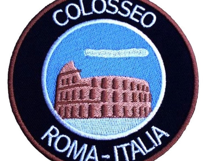 Patch Flag Embroidered Applique Iron on Backpack Spqr Roma Rome Roman ...