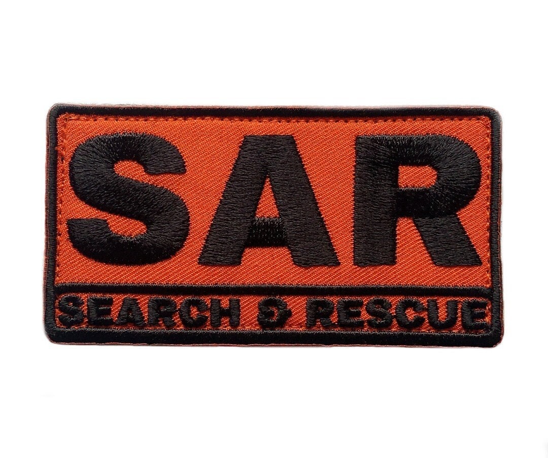Search&rescue SAR Patch (3 Inch) Embroidered (hook + Loop) Velkro ...