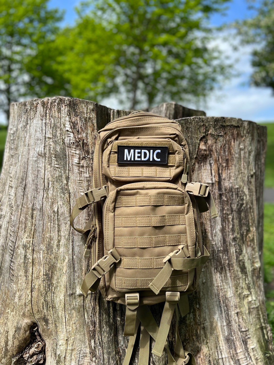 Medic Patch 5 Inch Embroidered Laser Cut Badge hook Loop - Etsy