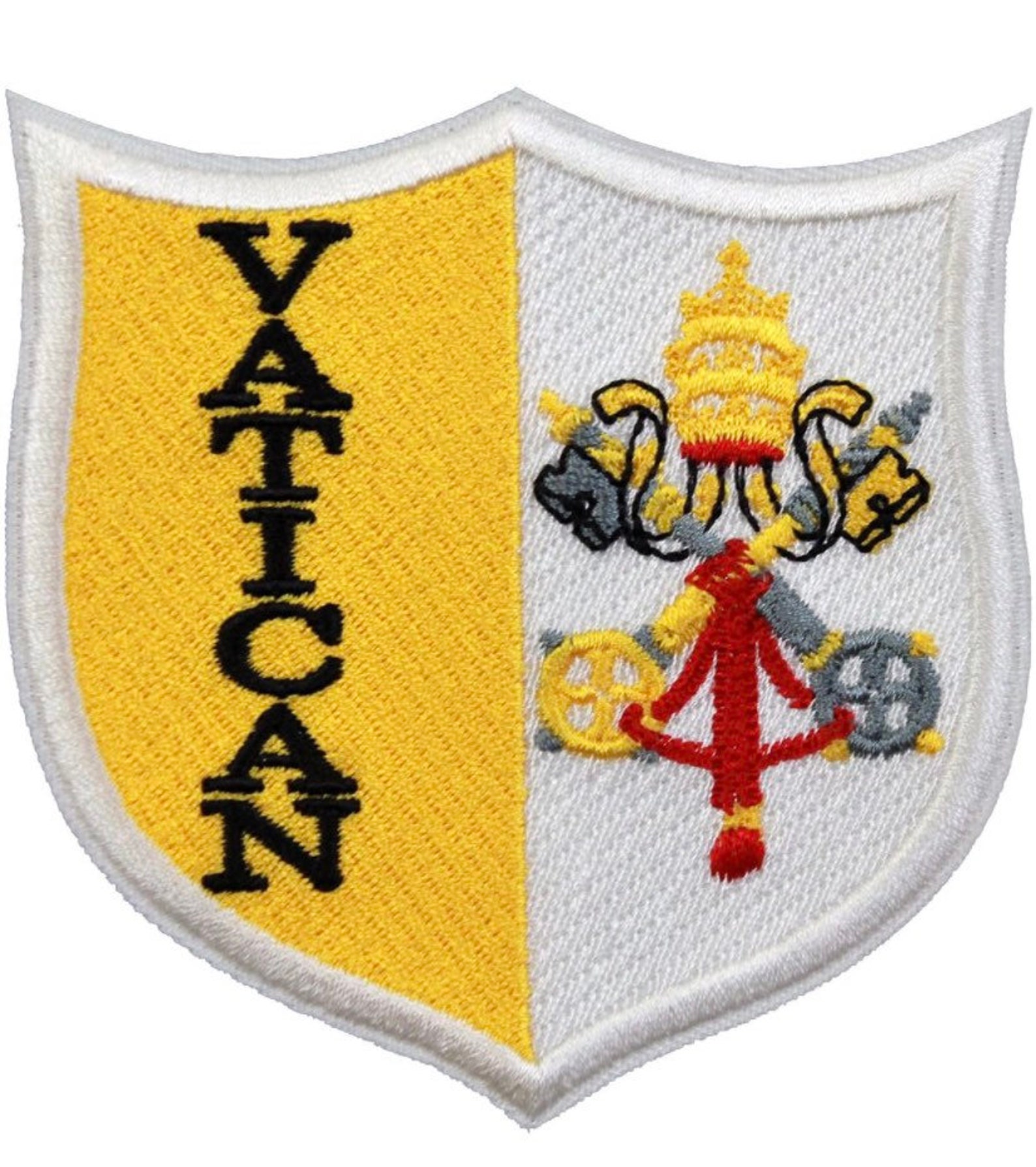 Vatican City Crest Patch 3 Inch Rome Italy Embroidered - Etsy