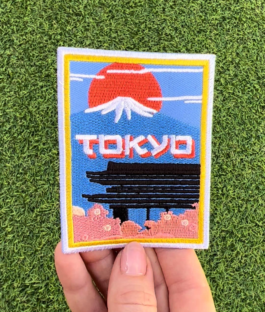 Tokyo Japan Patch (3.5 Inch) Embroidered Iron/sew-on Badge Travel ...