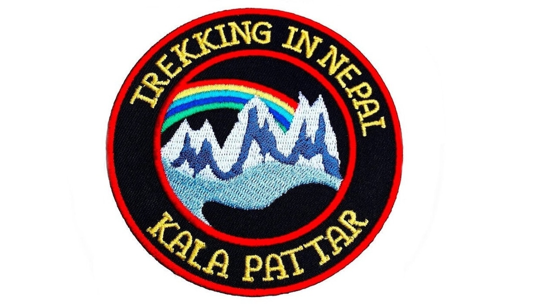 Trekking in Nepal Kala Pattar Patch (3.5 Inch) Iron/sew-on Badge ...