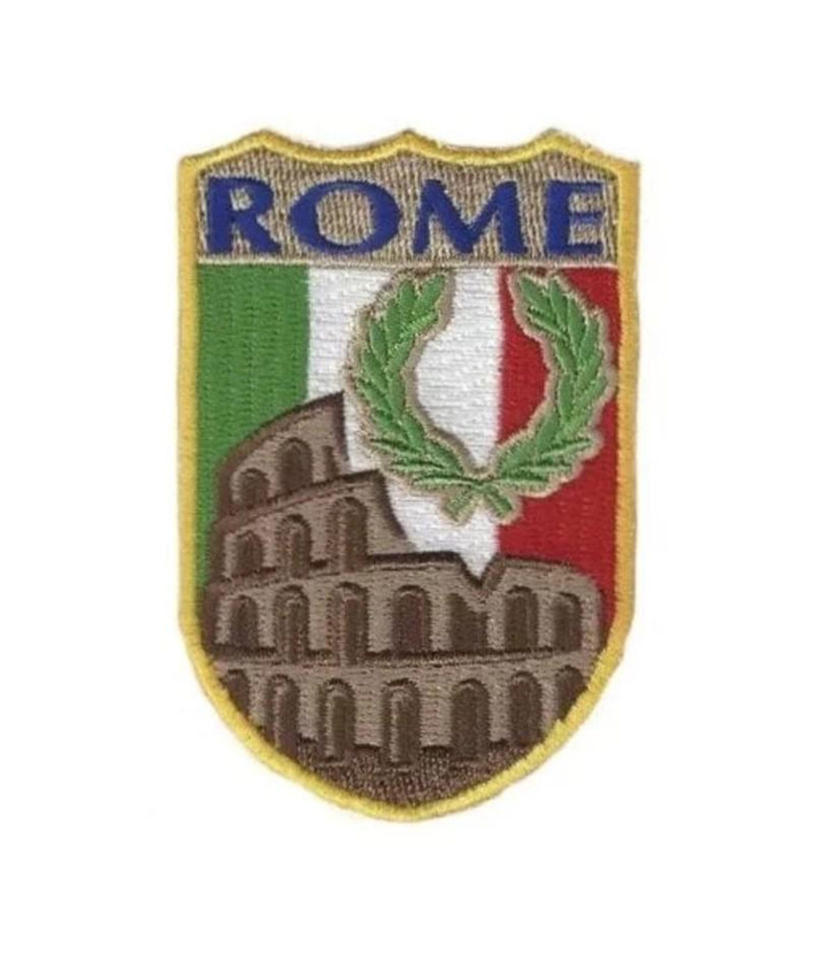 Rome Italy Patch (3 Inch) Iron or Sew-on Badge Travel Europe Appliqué ...