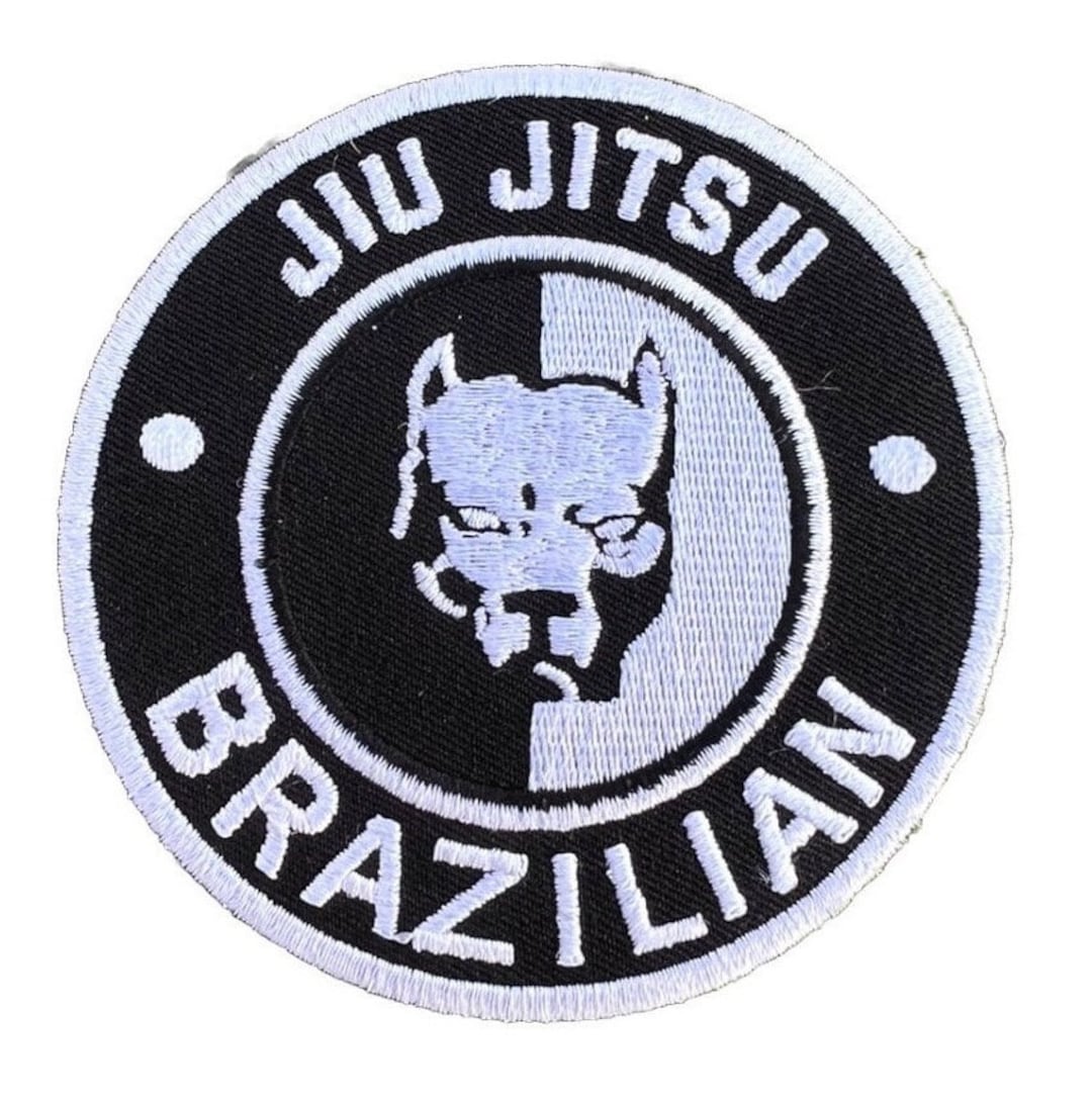 Brazilian Jiu Jitsu Patch (3.5”) Pitbull Grappling Iron/sew-on Badge ...