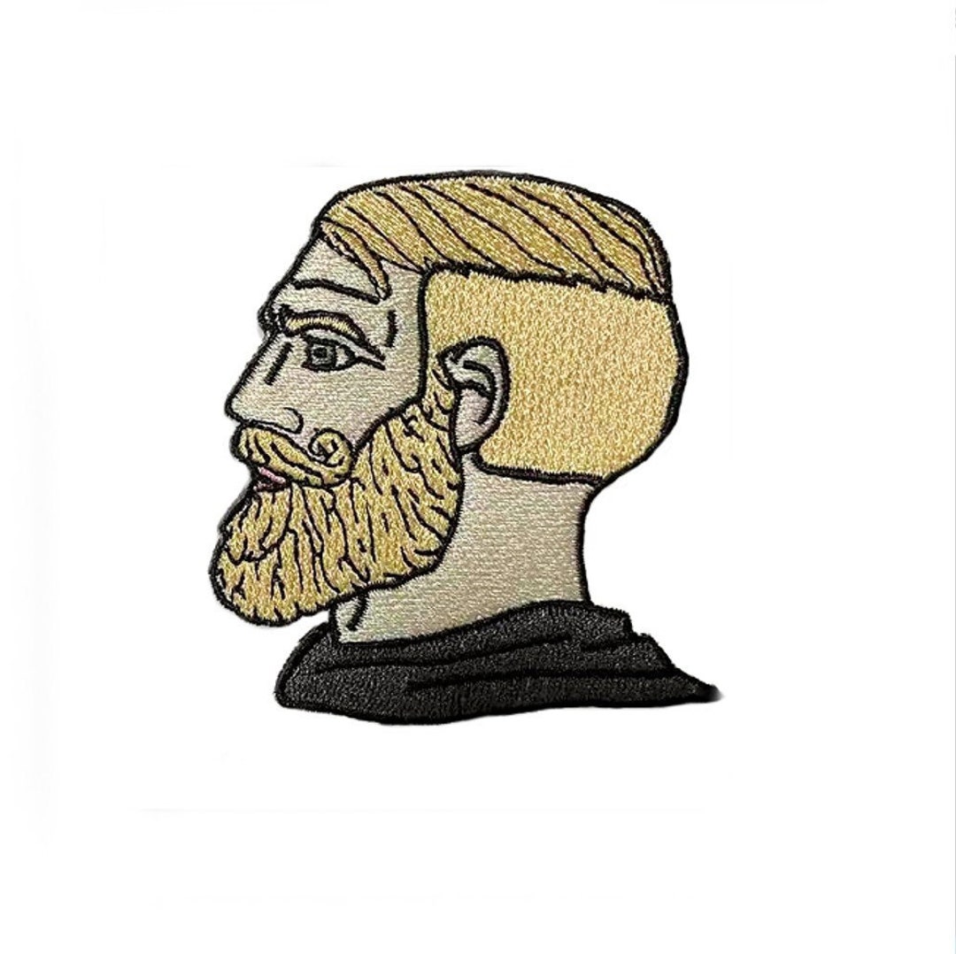 Chad Yes Meme Patch 3 Inch Embroidery Badge Funny Meme Emblem Perfect ...