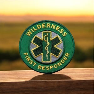 Wilderness First-responder Patch (3 Inch) Embroidered Badge Perfect for ...
