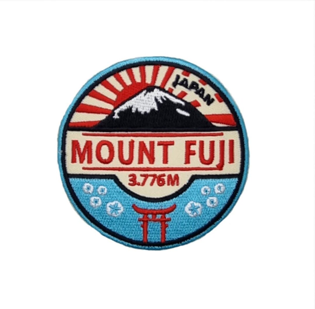 Mount Fuji of Japan Patch (3.5 Inch) Embroidered Iron-on or Sew-on ...