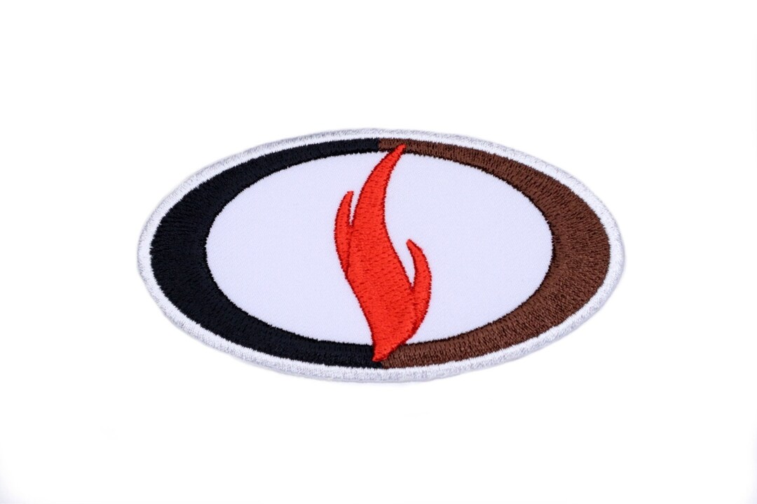 Karate Kenpo the Flame Patch 4 Inch Embroidered Iron or - Etsy