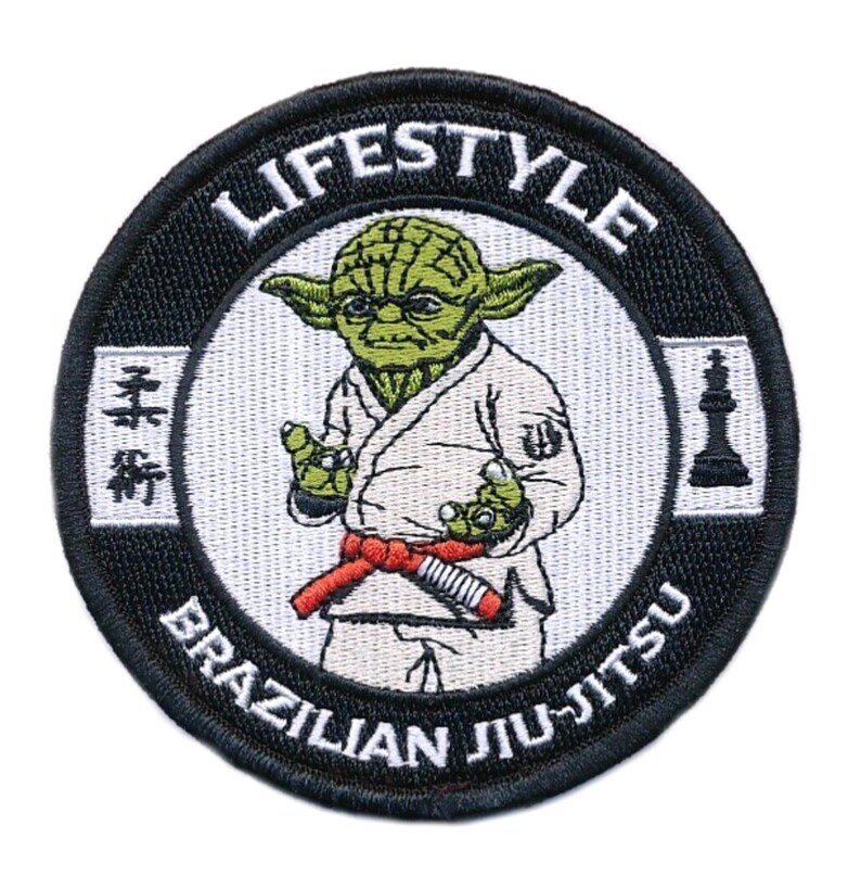 Brazilian Jiu Jitsu Lifestyle Patch (3.5 Inch) Embroidered Iron/sew-on ...