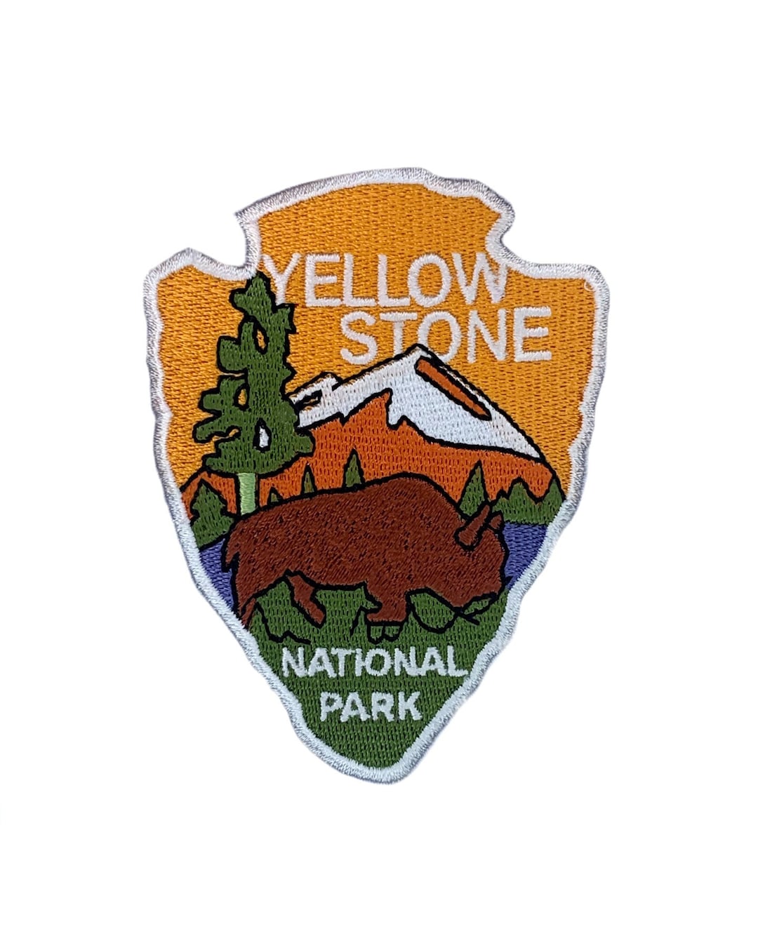 Yellowstone National Park Patch 3.5 Inch Iron or Sew-on Badge USA ...