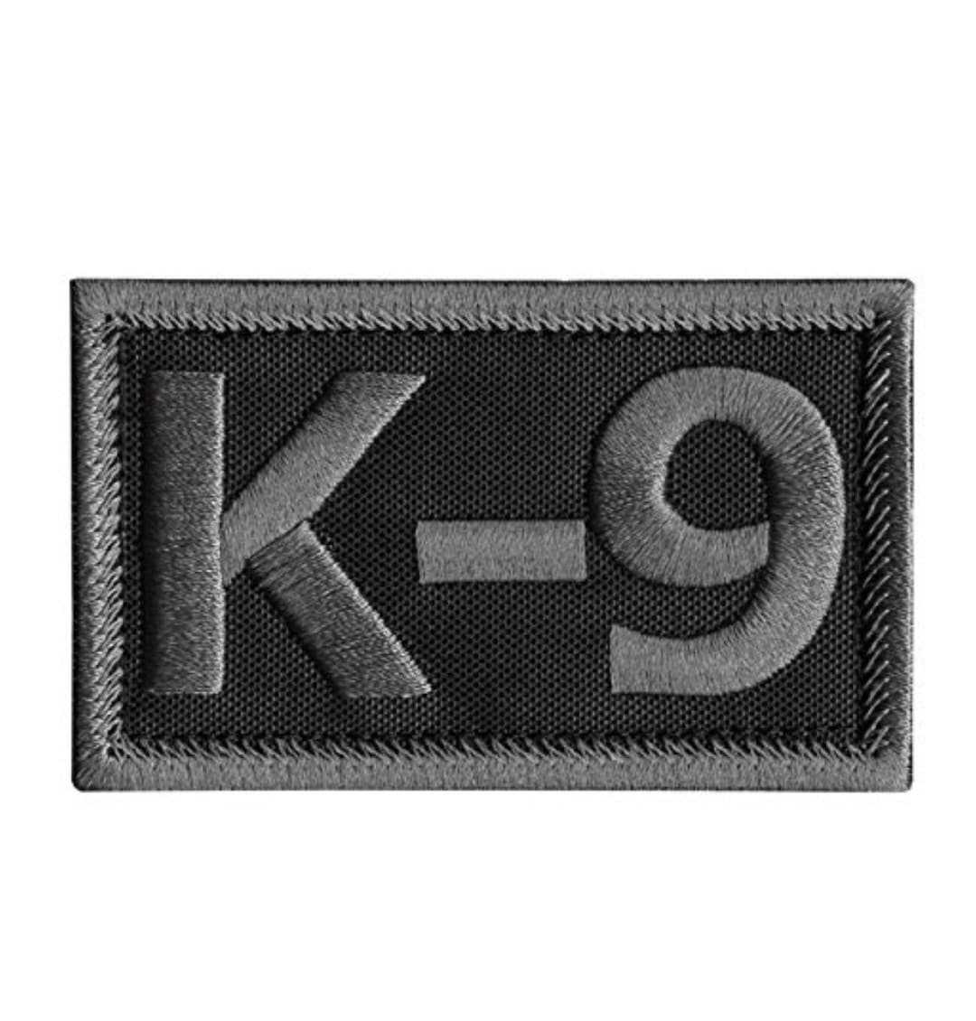 K-9 Patch (3 Inch) Embroidered Velkro (hook + Loop) K9 Handler Badge Canine Dogs Harness Dog ...