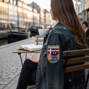 Copenhagen Denmark Patch (3 Inch) Iron or Sew-on Badge Travel Europe ...