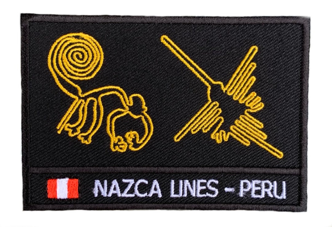 Nazca Lines Peru Patch (3.5 Inch) Iron-on or Sew-on Badge Ancient ...